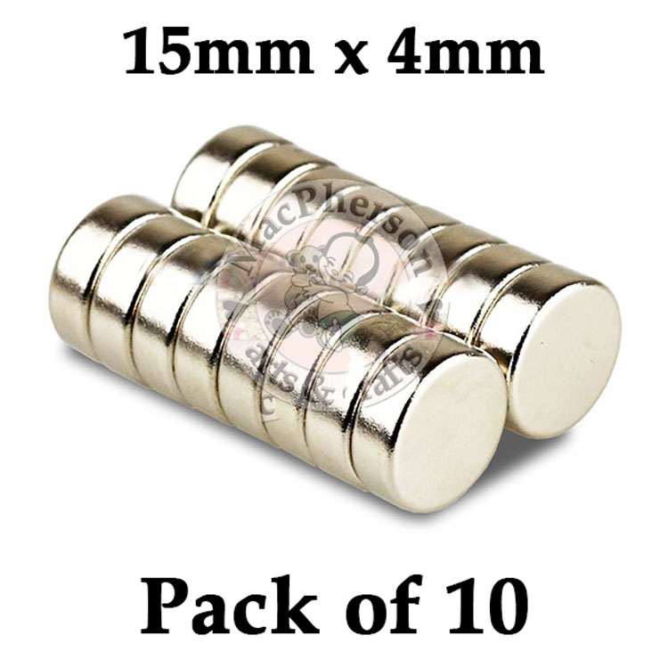 Magnets 15mm x 4mm ~ Stronger Internal for Paci (Pack of 10)