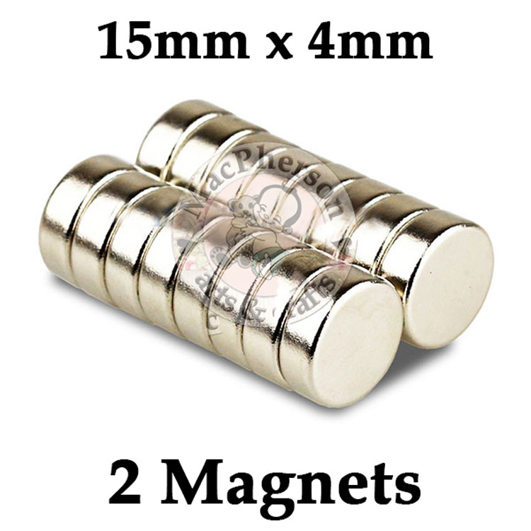 Magnets 15mm x 4mm ~ Stronger Internal for Paci (Pack of 2)