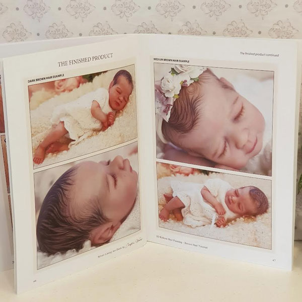 Silver Lining Art Dolls ~ 3D Reborn Hair Painting Kit – Brown Hair by ...