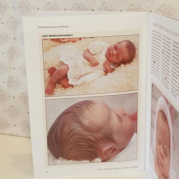 Silver Lining Art Dolls ~ 3D Reborn Hair Painting Kit – Brown Hair by ...