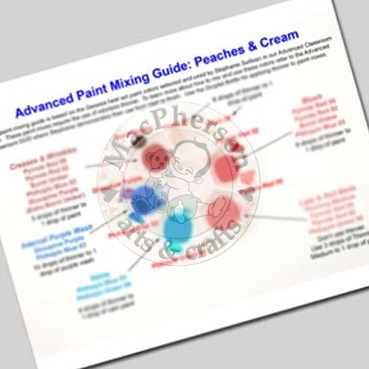 Reborn Ebooks, Books & DVDs: Advanced Paint Mixing Guide: Peaches & Cream