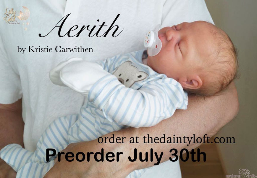 Aerith Cuddle Head by Kristie Sohn- Carwithen