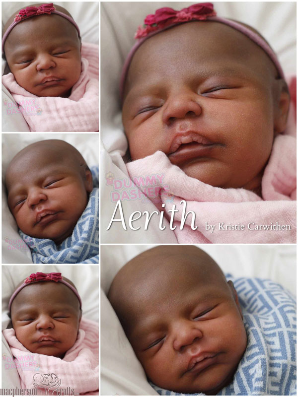 Aerith Cuddle Head by Kristie Sohn- Carwithen