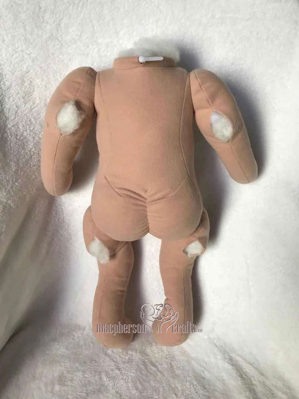 20 Inch Dark Flesh Multi Panel Cuddle Body