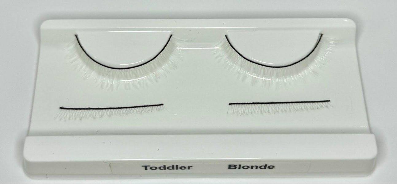 Eyelashes: Eyelash Set - Toddler - Blonde