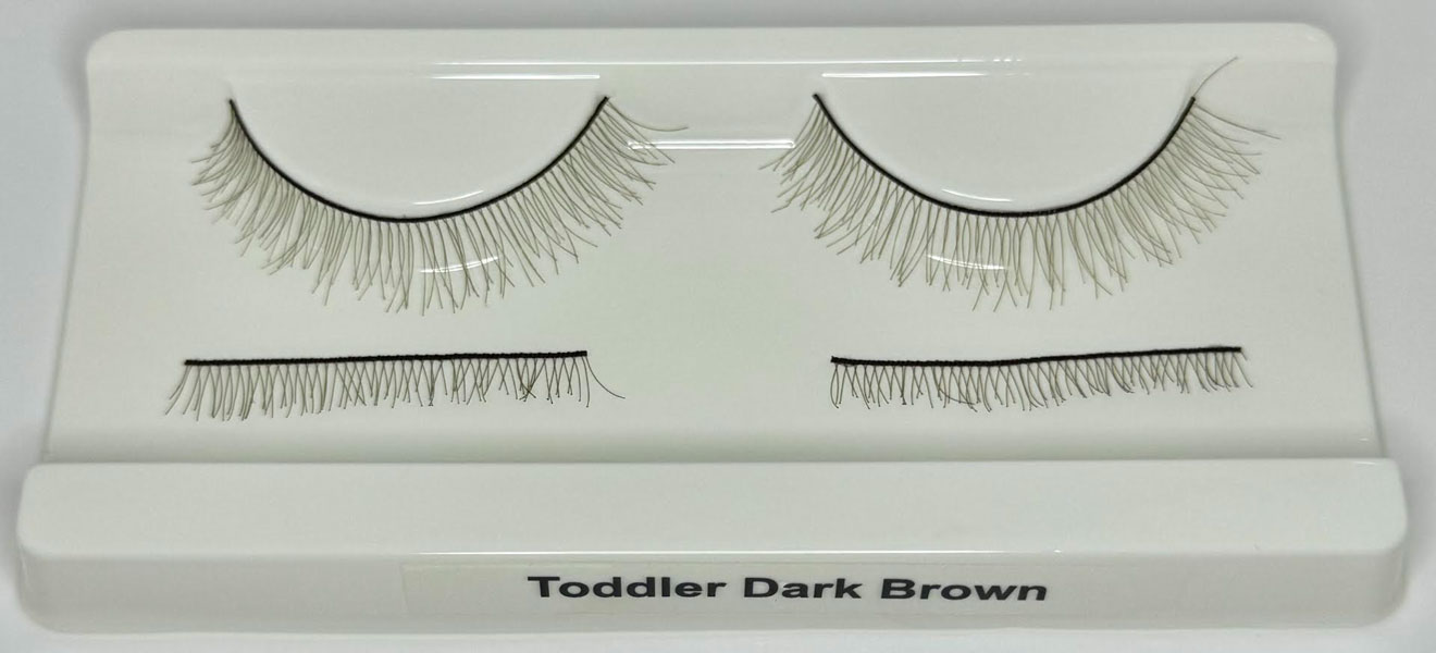 Eyelashes: Eyelash Set - Toddler - Dark Brown