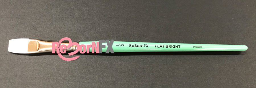 Flat Bright Brush - Size 1/2 Inch