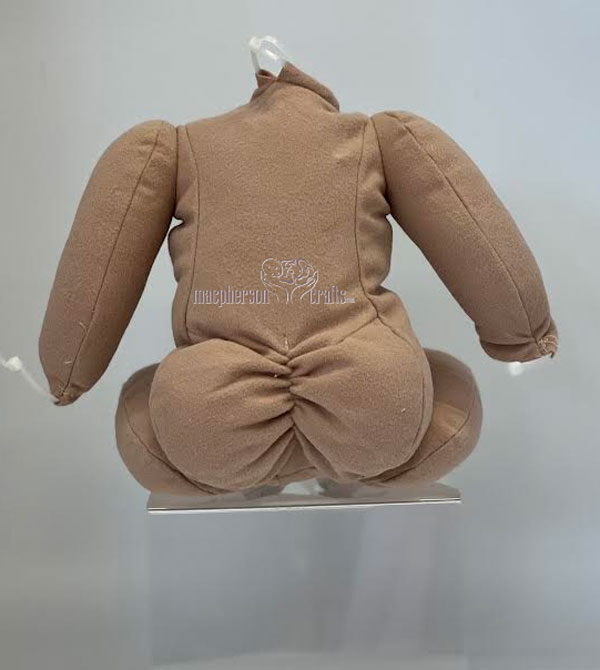 20 Inch Flesh Doe Suede Multi Panel Body ~ 1/4 Arms, 1/4 Legs