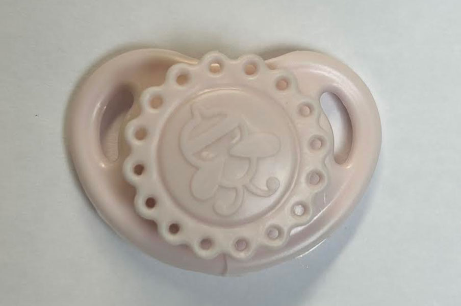 HoneyBug Cutie Pie Vintage Micro Preemie Pacifier - Blush Pink