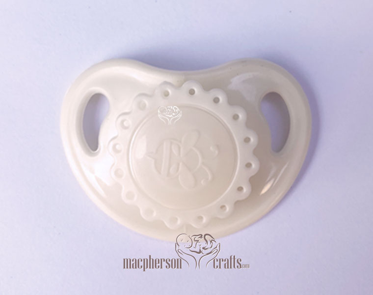 HoneyBug Precious Vintage Pacifier - Vintage Cream