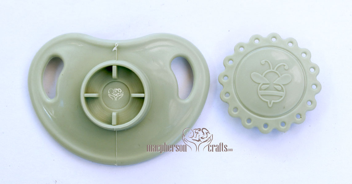 HoneyBug Precious Vintage Pacifier ~ Vintage Sage