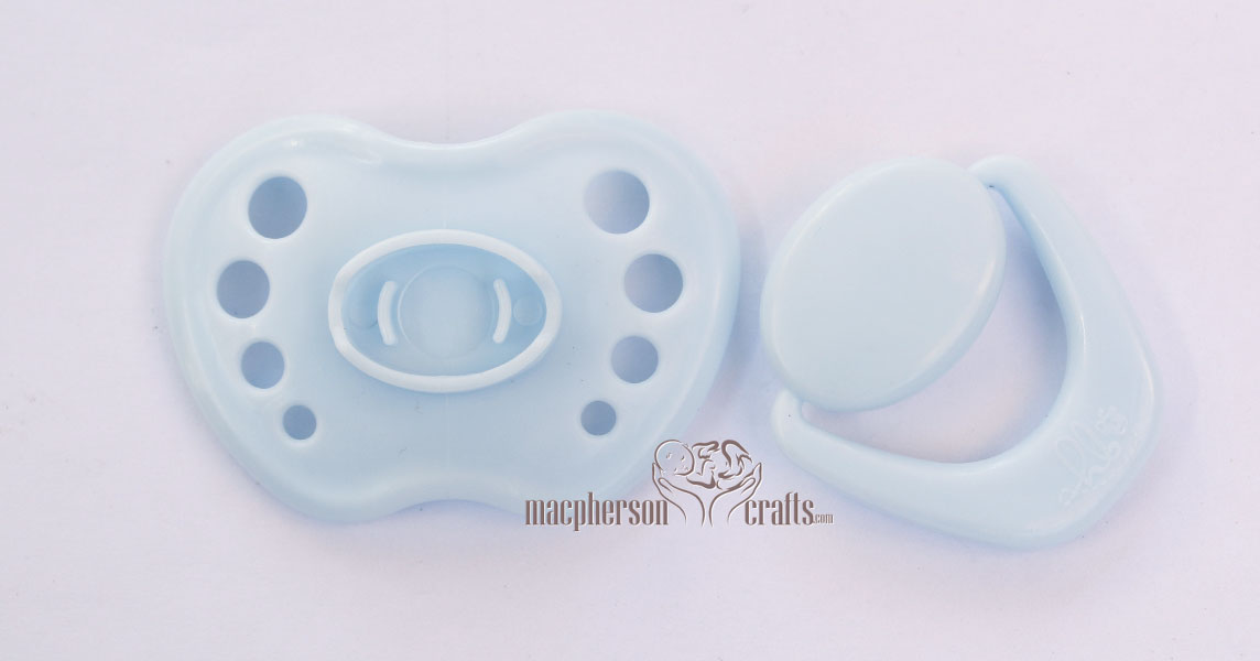 Sweetheart Pacis: HoneyBug Sweetheart Pacifier - Baby Blue