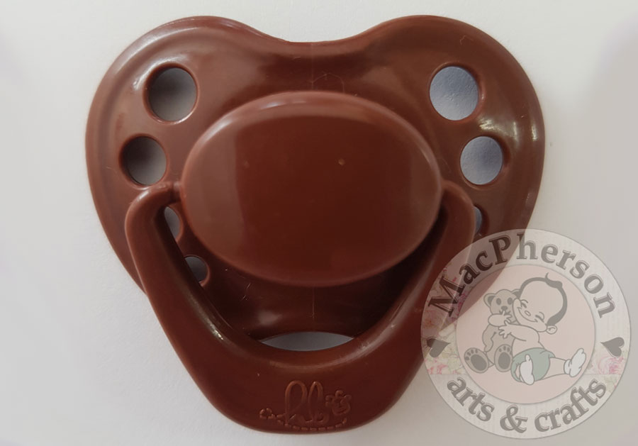 HoneyBug Sweetheart Pacifier - Woodlands Brown