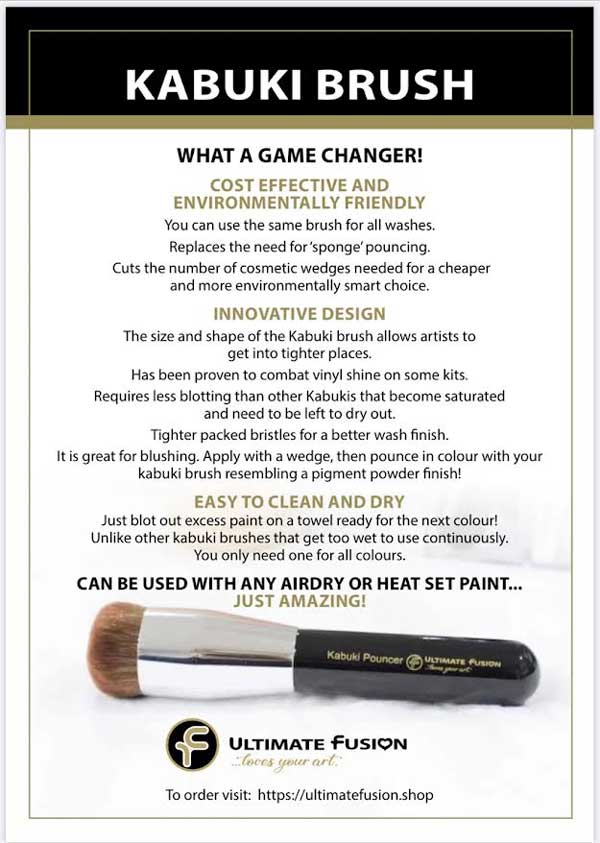 Ultimate Fusion ~ Kabuki Pouncer Brush