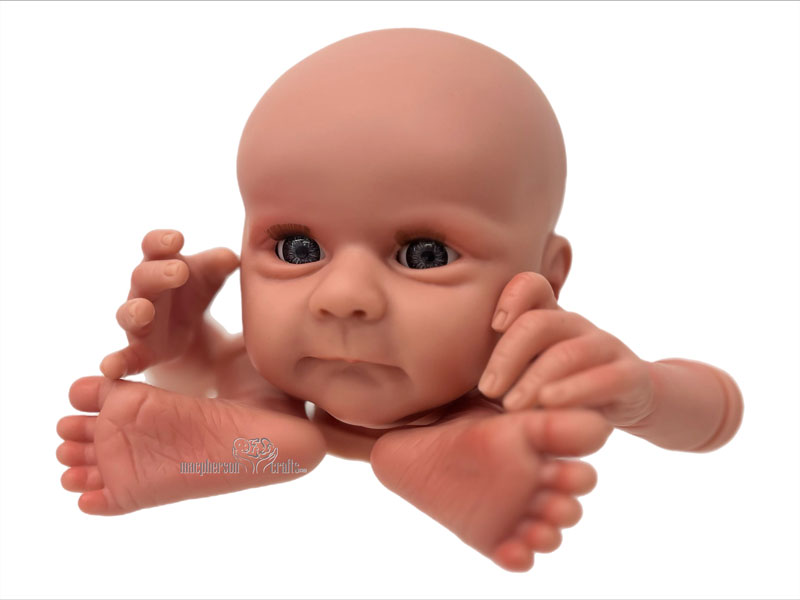 Ayla Peek a Boo ~ Pre-Painted Dolly Vinyl ~ Head Only