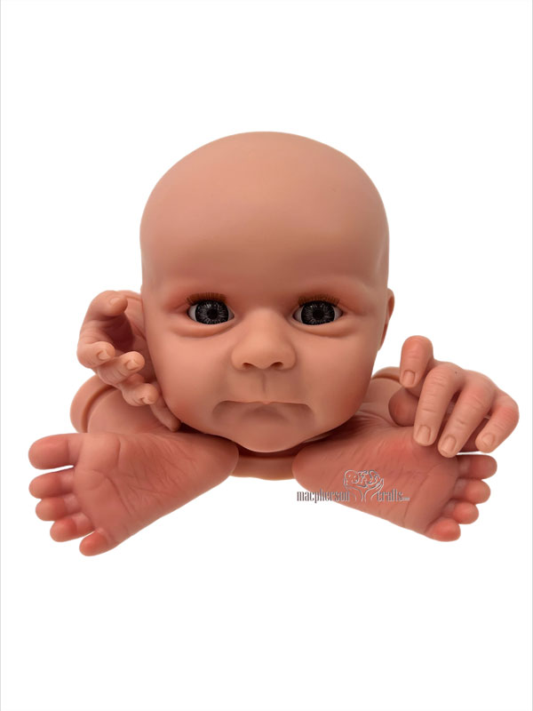 Ayla Peek a Boo ~ Pre-Painted Dolly Vinyl ~ Head Only