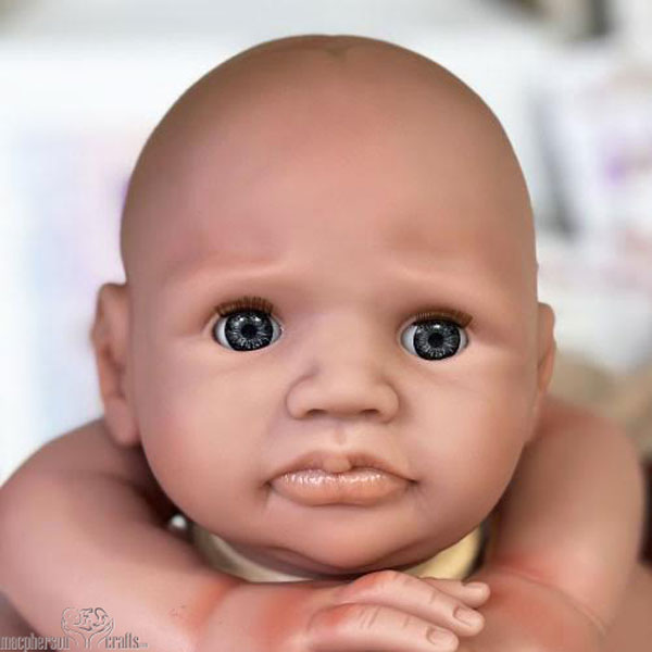 Layla Peek a boo by Suzette du Plessis~ Pre-Painted Dolly Vinyl ~ Head Only