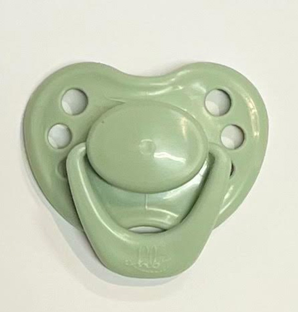 HoneyBug Sweetheart Pacifier ~Sage - Newborn