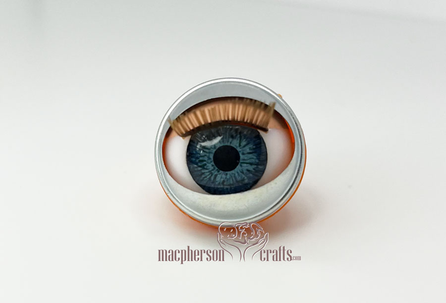 Peek a Boo Eyes - 16mm - Newborn Ocean Blue