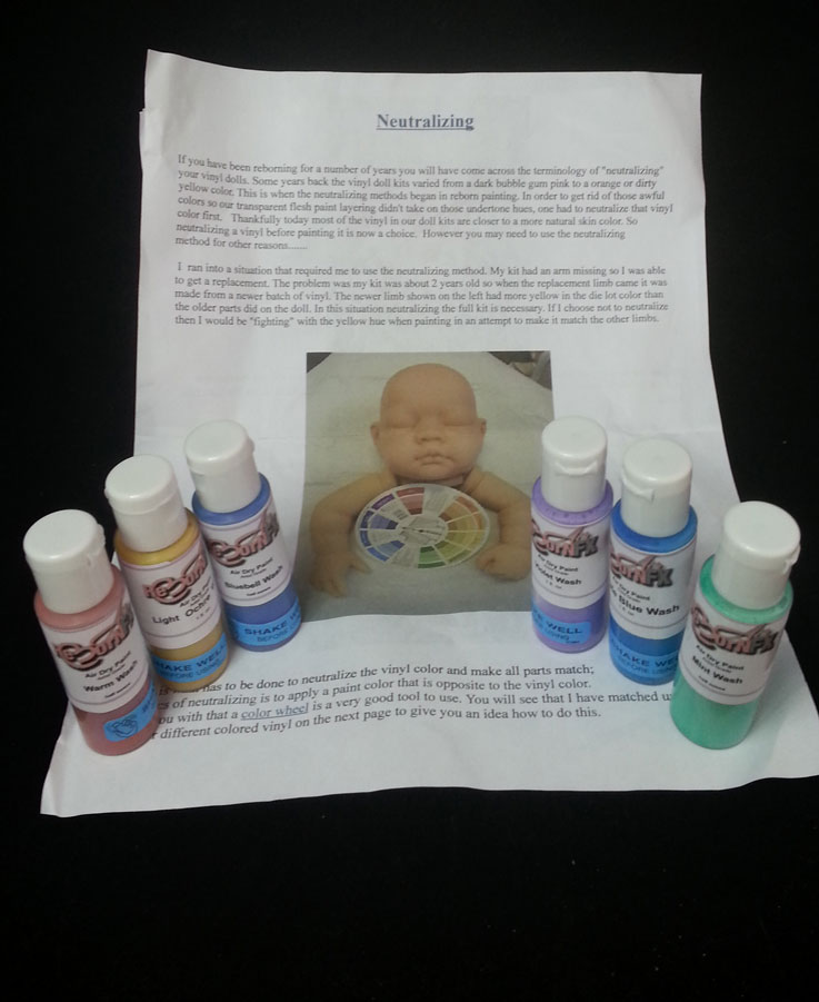 Reborn Starter Kits: ReBornFX ~ Color Correction Paint Set