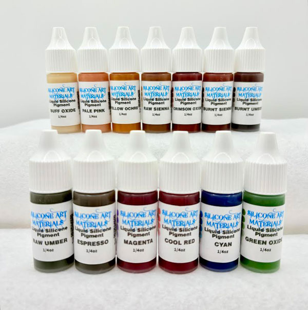 SAM Liquid Silicone Pigment Set ~ Golden Olive South Asian ~ 13 Colors ...
