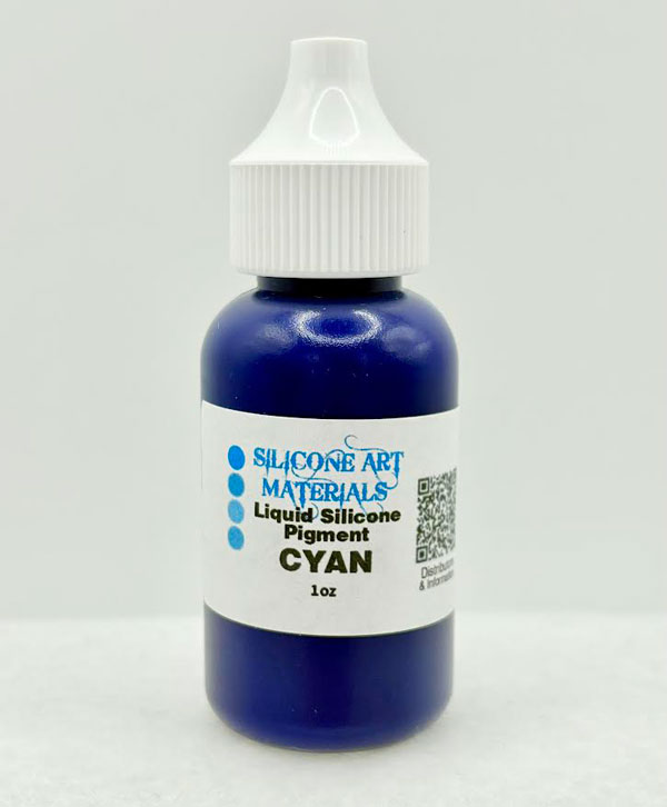 SAM Liquid Silicone Pigment ~ Cyan ~ 1 OZ