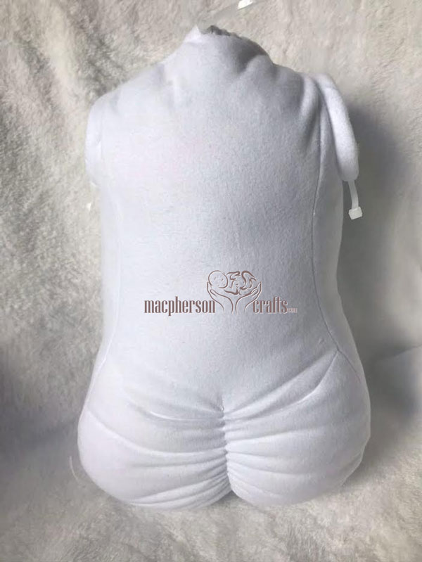 24 Inch White Doe Suede Multi Panel Body ~ Full Arms, Full Front Legs ...