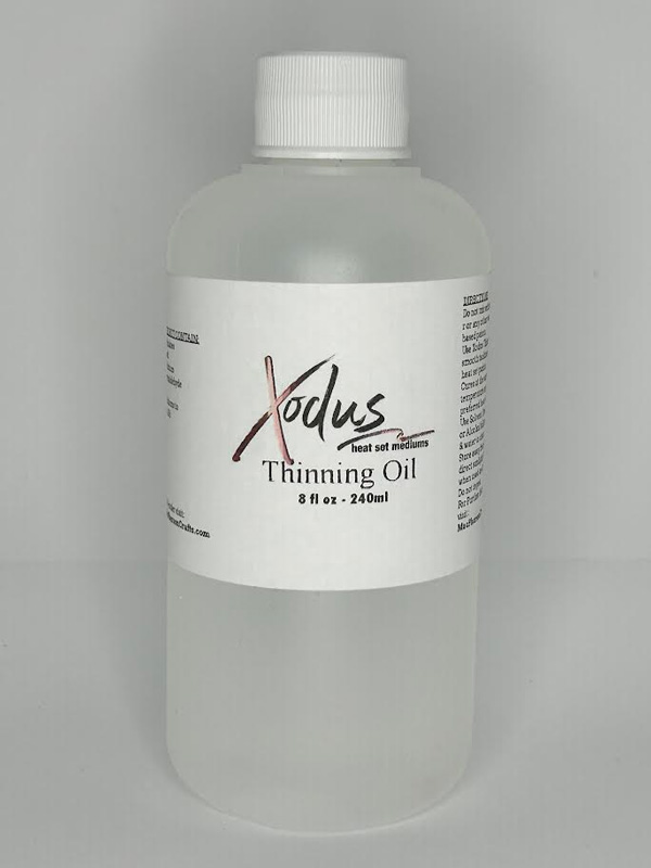 Xodus Heat Set Mediums: Xodus Thinning Oil - 8oz