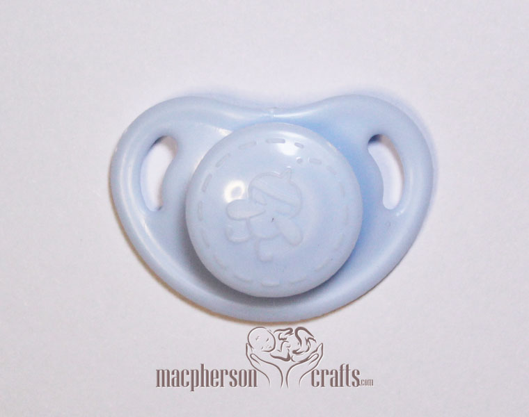 HoneyBug Cutie Pie Micro Preemie Pacifier - Baby Blue