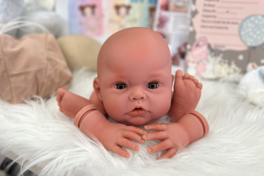 Magnolia Peek a Boo by Bonnie Sieben ~ Pre-Painted Dolly Vinyl ~ Full ...