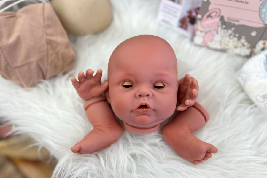 Magnolia Peek a Boo by Bonnie Sieben ~ Pre-Painted Dolly Vinyl ~ Full ...