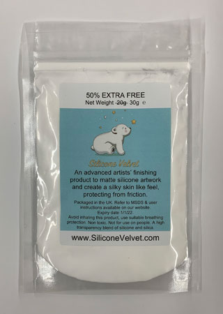 Silicone Velvet: Silicone Velvet® Matting Powder~20g + 50% EXTRA FREE